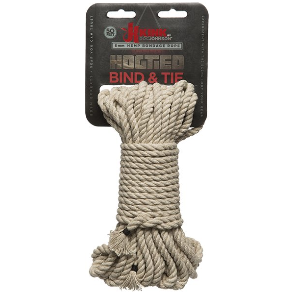 Kink Hogtied Bind & Tie Bondage Rope 50 Feet 24.99 Kink Bind & Tie Hemp Bondage Rope 5